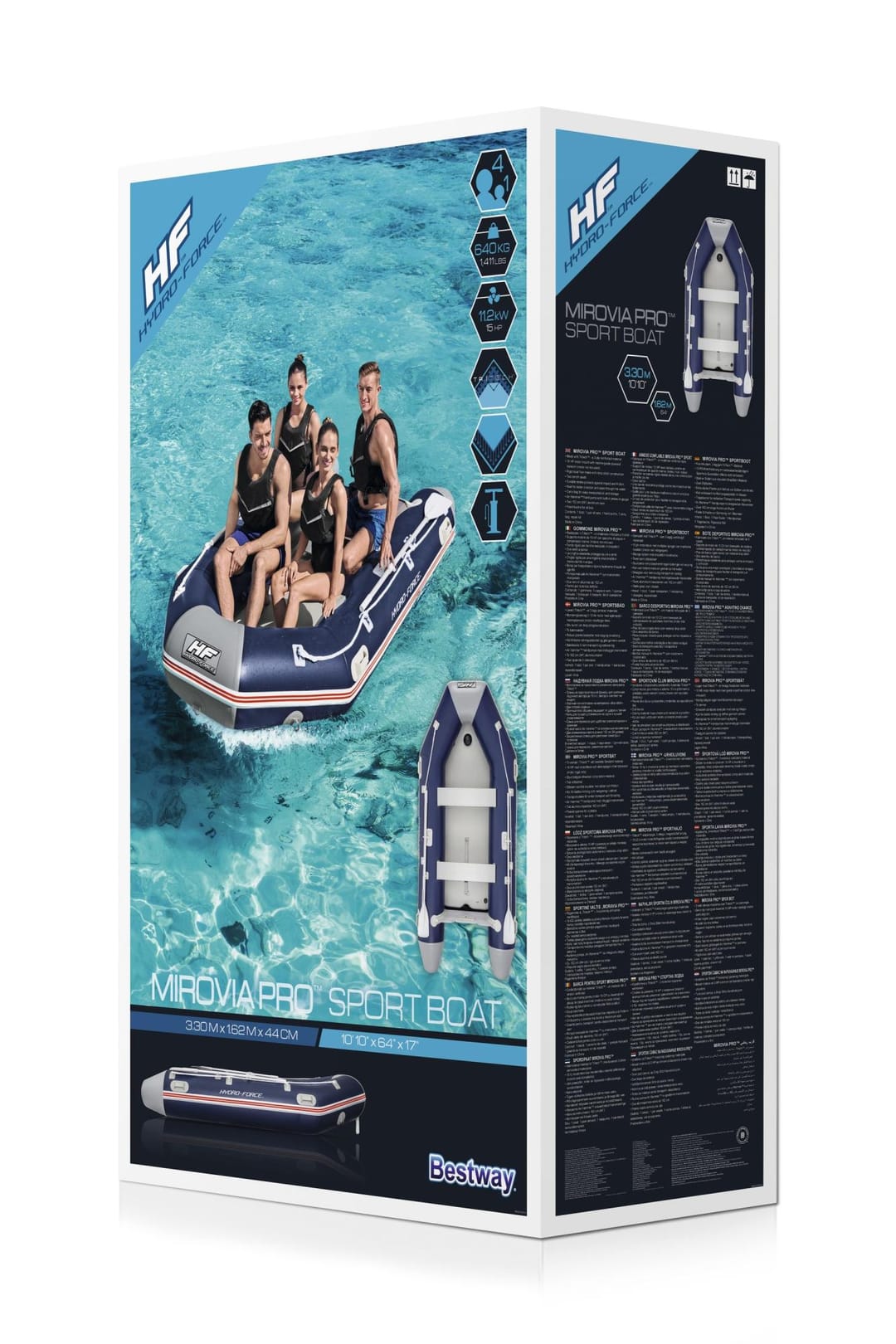 Hydro-Force Mirovia Pro Opblaasbare Sportboot Set 3,30 m SUP en kajak ...